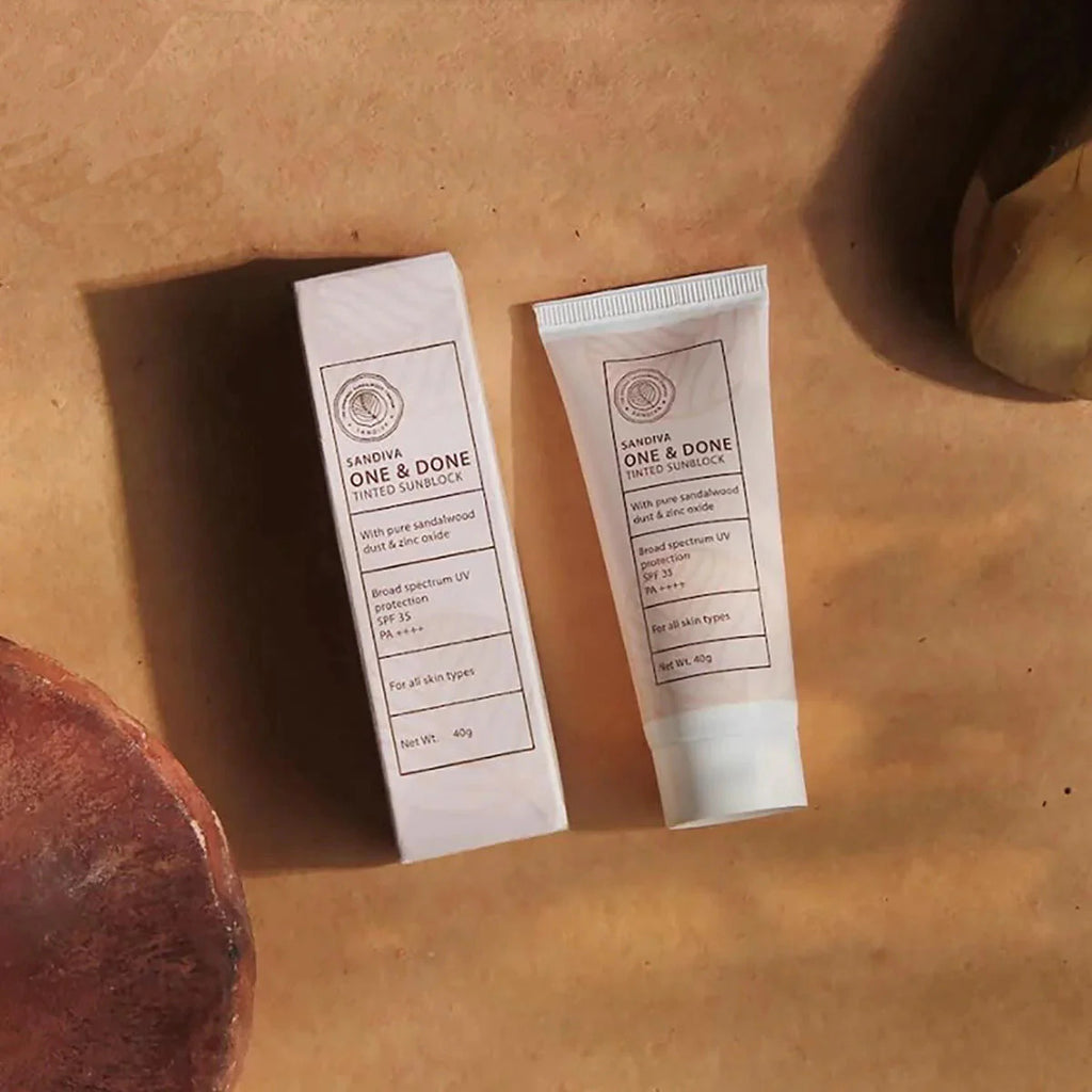 One & Done Tinted Sunblock| Broad Spectrum, SPF 35 | Tinted mineral ...